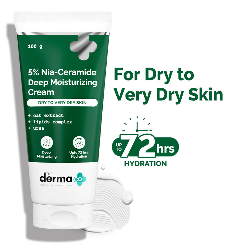 Buy The Derma Co 5% Nia-Ceramide Deep Moisturizing Cream for Dry and ...
