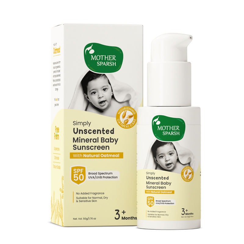 Buy Mother Sparsh Simply Unscented Baby Sunscreen SPF 50 Online