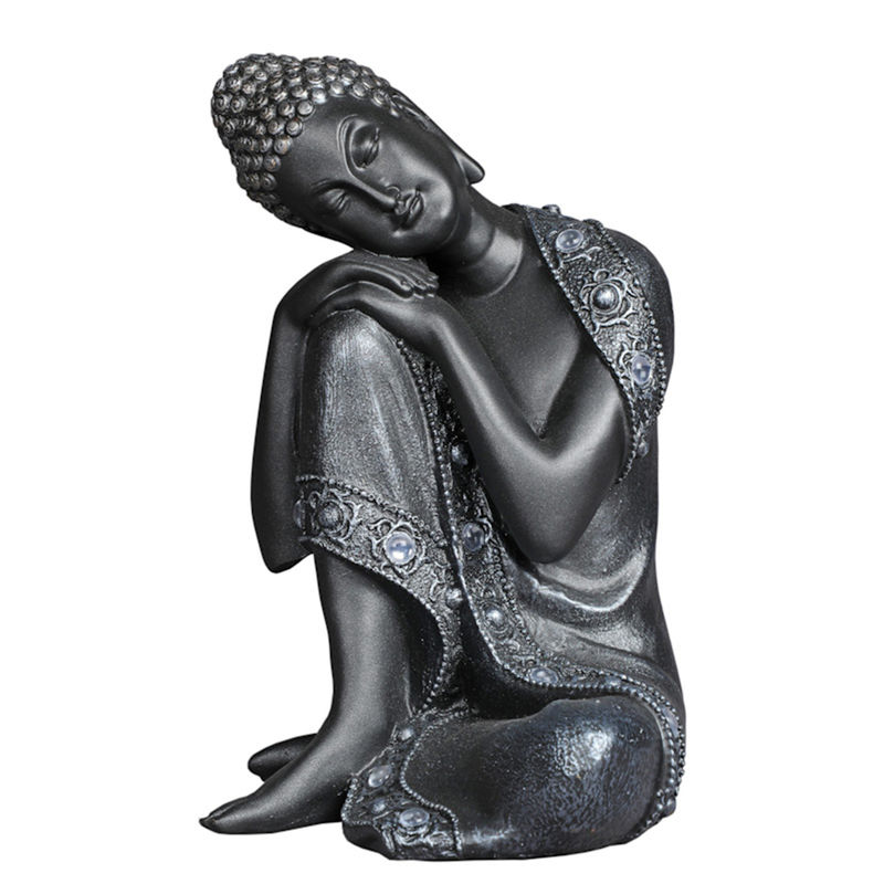 Buy Tansha Quo Resting Buddha Decorative Showpiece - 22 Cm (Polyresin ...