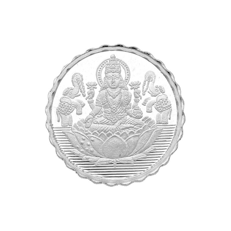 Buy Sri Jagdamba Pearls 100 Grams Lakshmi Silver Coin Online