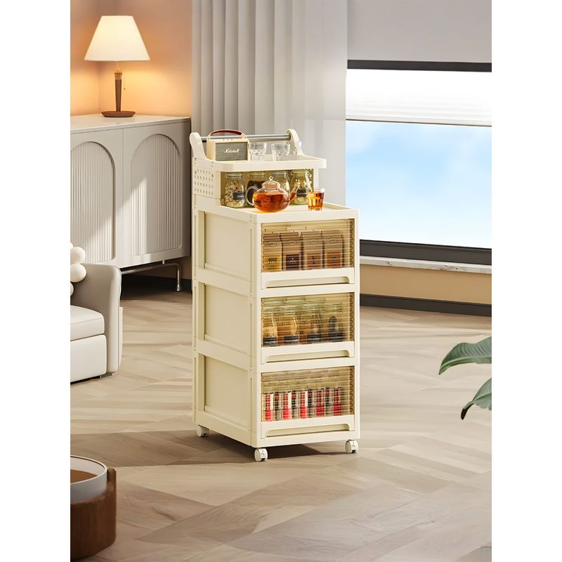 Buy The Better Home White Drawer Organizer with 2 Layer Shelf and 3 ...