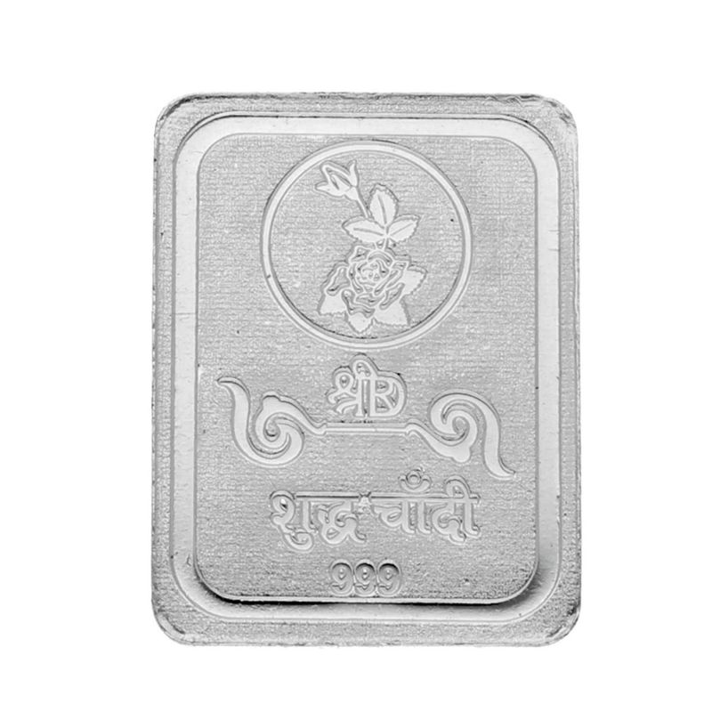 Buy Sri Jagdamba Pearls Shree Bar Silver Coin Online
