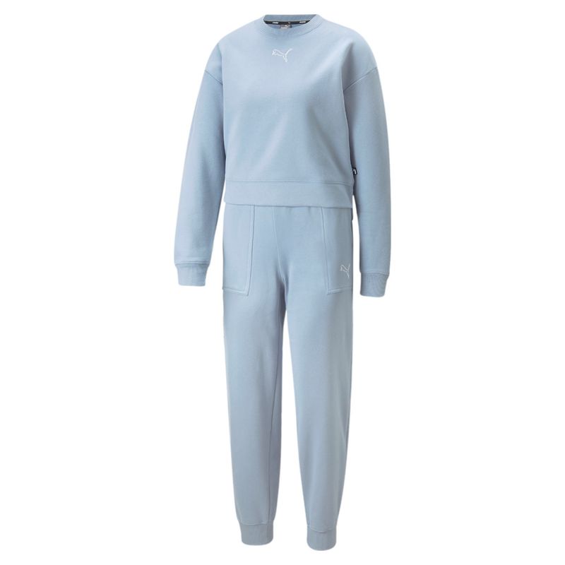 Puma Loungewear Women Blue Tracksuits (Set of 2): Buy Puma Loungewear ...