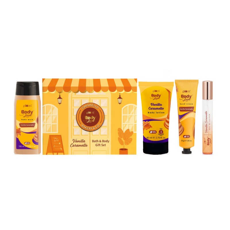 Buy Plum Bodylovin Vanilla Caramello Bath & Body Gift Set Online