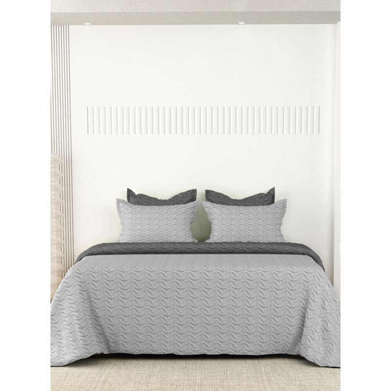 Buy LABHAM Premium 300Gsm Pure Cotton Solid Color (King) Size Bed Cover ...