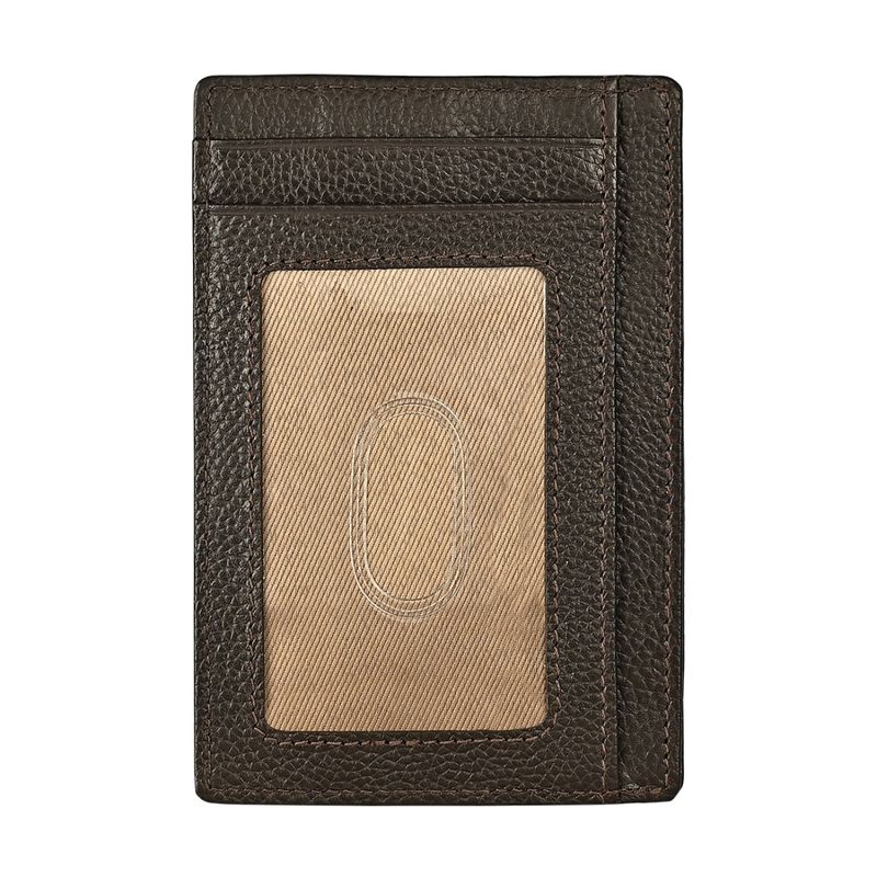 Buy Eske Norway Brown Textured Geniune Leather Unisex Slim Wallet Holds ...