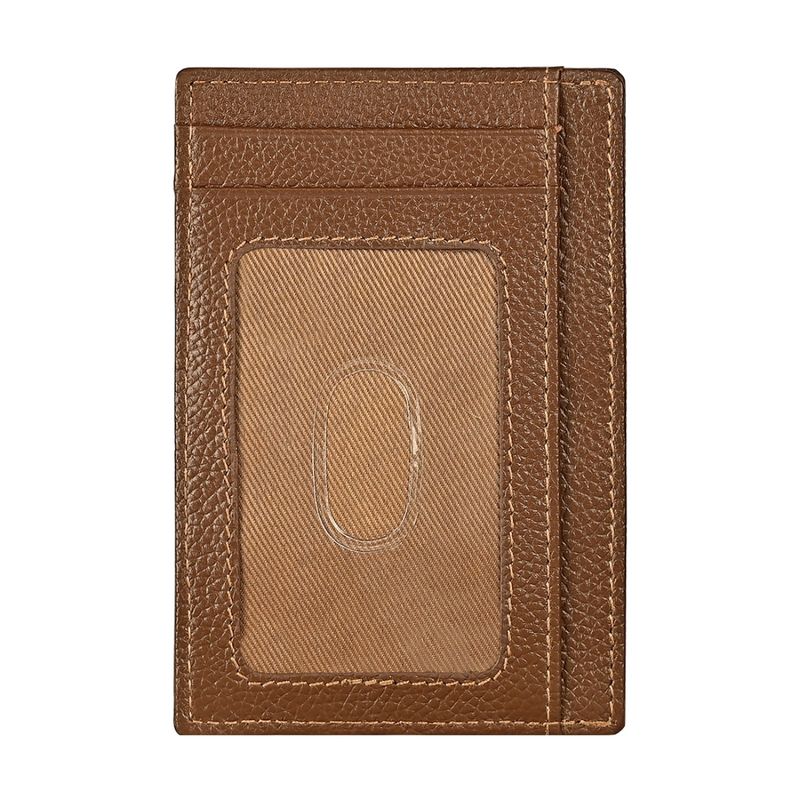 Buy Eske Norway Tan Textured Geniune Leather Unisex Slim Wallet Holds ...