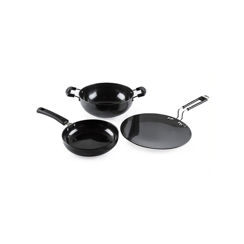 Buy Omega G Home Hard Anodized Cookware Set 3 Piece Tawa 25 Cm