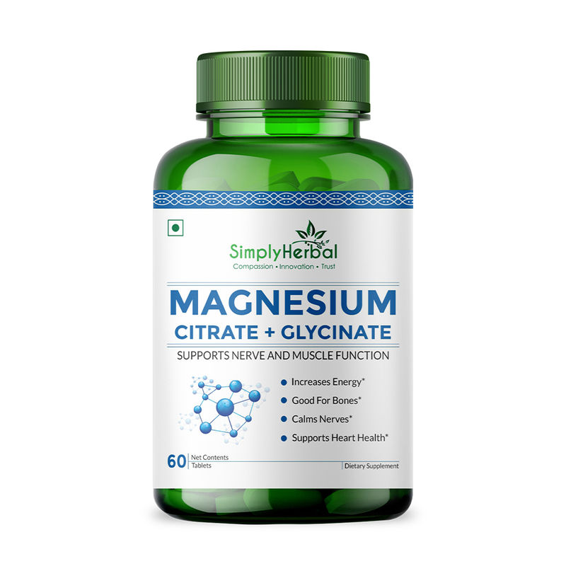 Buy Simply Herbal Magnesium Citrate Complex Supplements 330mg Online