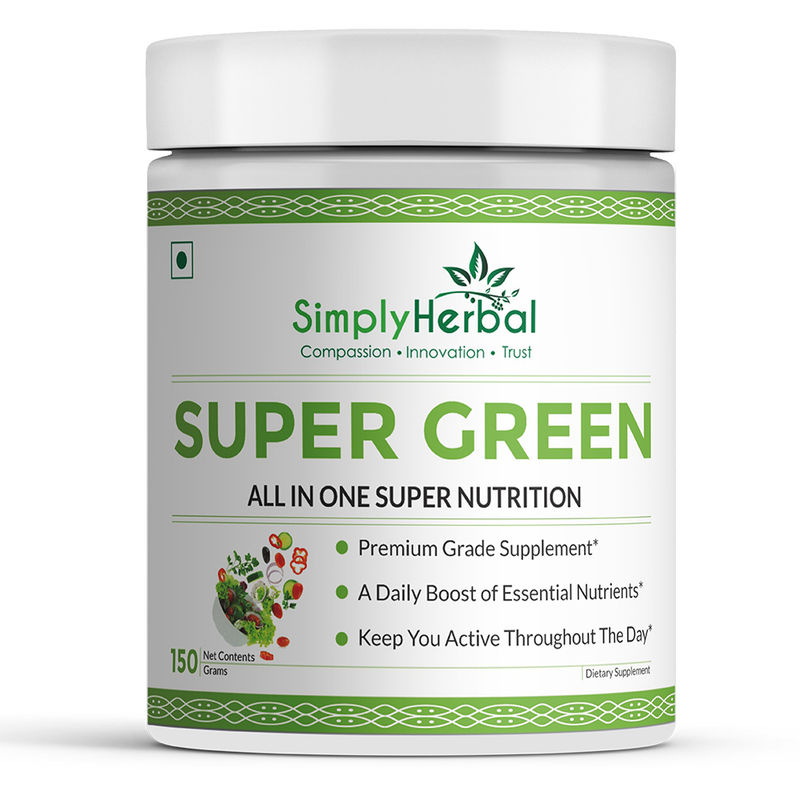 Buy Simply Herbal Superfood Green And Herbs Mix Supplement Powder Online