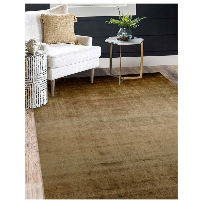 Qaaleen Hand Loom Gradient Brown 8x10 Rug: Buy Qaaleen Hand Loom ...