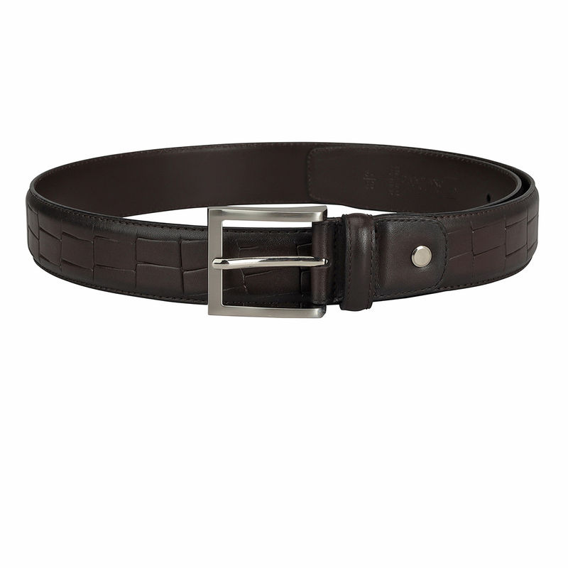 Buy Da Milano Genuine Leather Brown Men's Belt Online