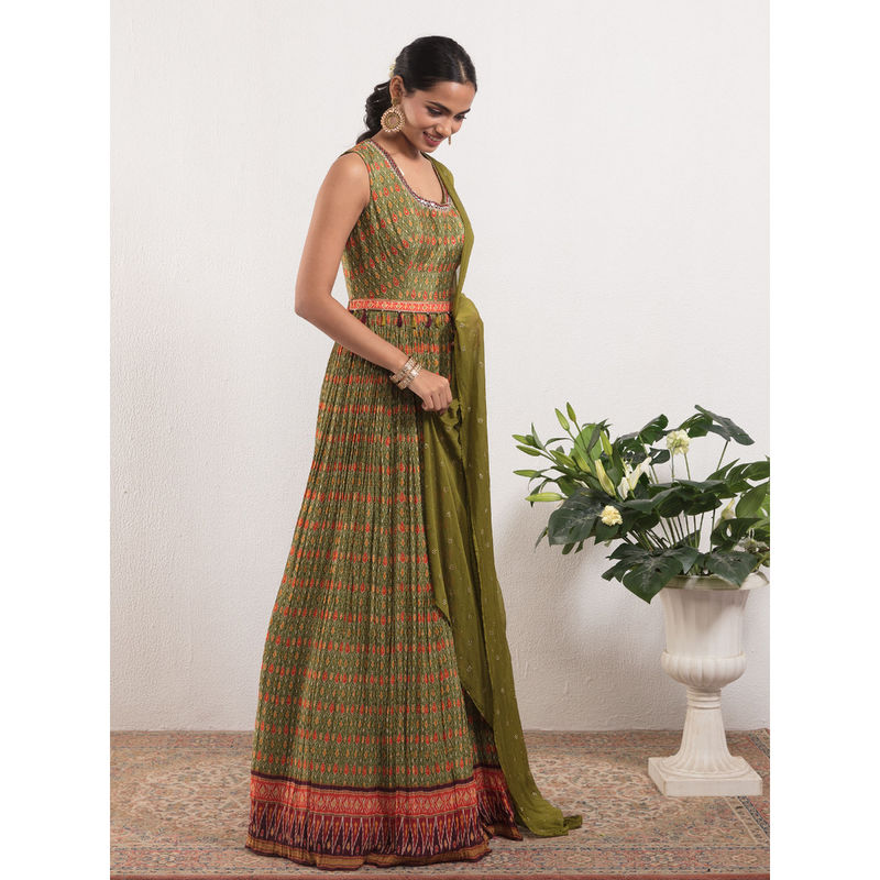 Buy Gajra Gang Anarkalis Set of 3 With Belt GGSKD64 (Set of 4) Online