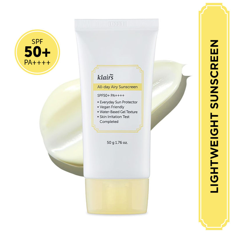 Buy Klairs All-Day Airy Sunscreen SPF 50+ PA++++ Online