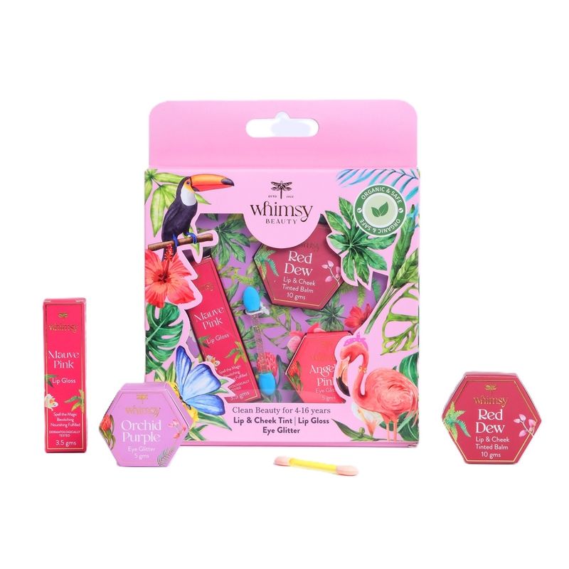 Buy Whimsy Beauty Safe & Organic Mini Bling Beauty Kit For Preteen And ...