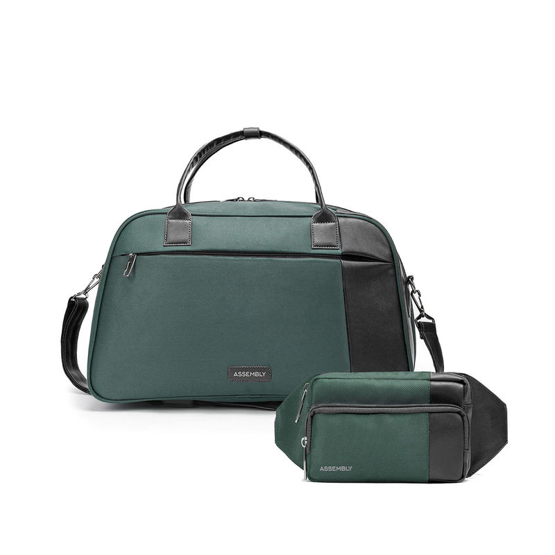 Buy Assembly Duffel Bag For Travel with a Fanny Pack Combo- Green (L ...