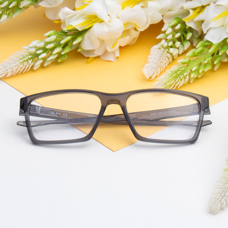 Buy TED SMITH Rectangular Grey Spectacles for Mens Womens (54) Online