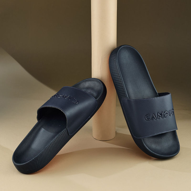 Buy Campus Sl-457 Men's Navy Blue Sliders Online