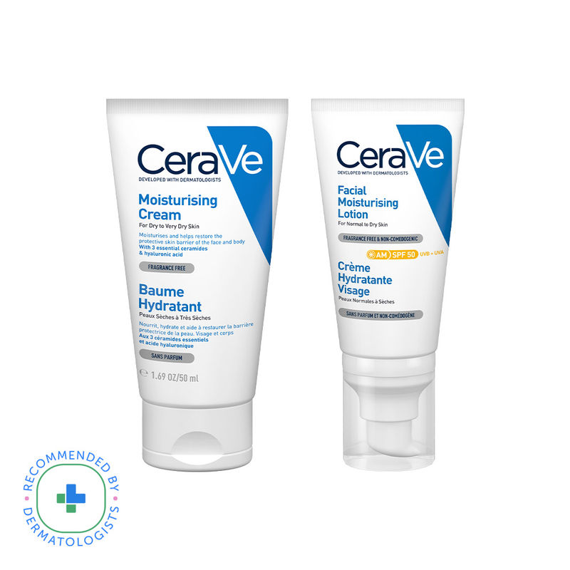 Buy CeraVe Sun Protection Combo - AM lotion SPF 50 Sunscreen ...