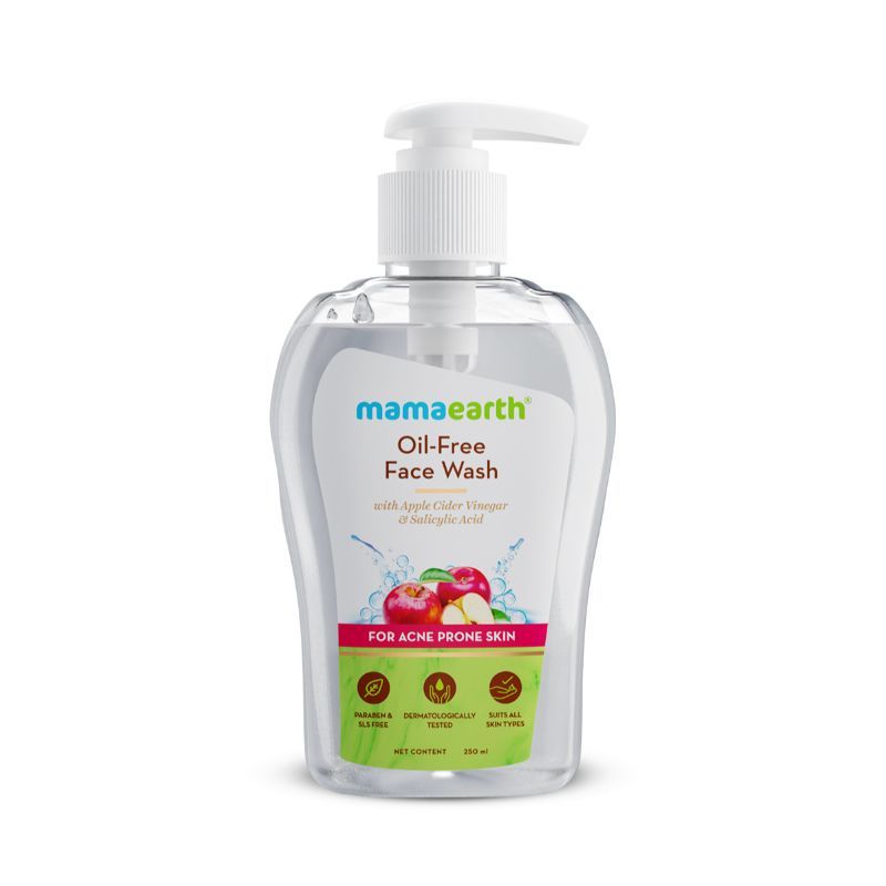 Buy Mamaearth Oil-Free Face Wash With Apple Cider Vinegar & Salicylic Acid For Acne Online