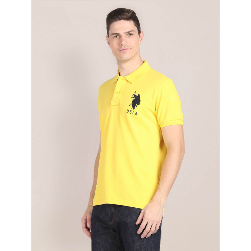 Buy U.S. POLO ASSN. Slim Fit Iconic Number Polo T-Shirt Online