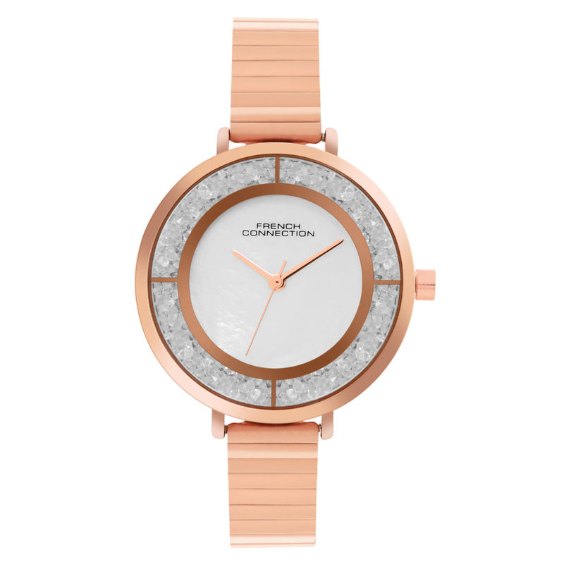 Buy French Connection Peach Dial Analog Watch for Women-FCN087RGM (M ...