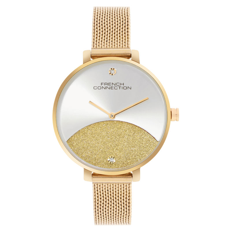 Buy French Connection Silver With Blue Dial Analog Watch for Women ...