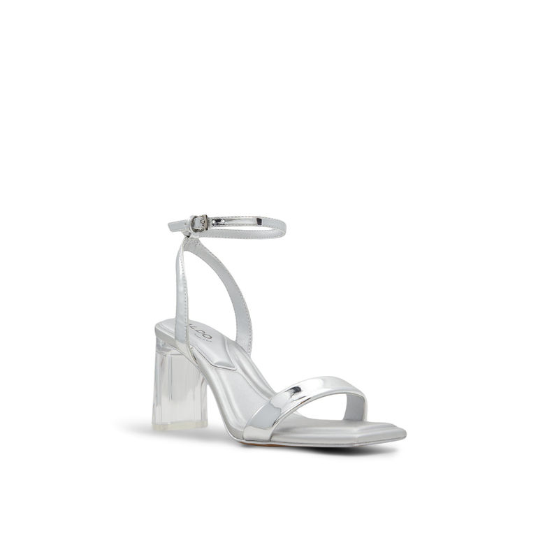 Buy Aldo Women Silver Sandal Heels Online