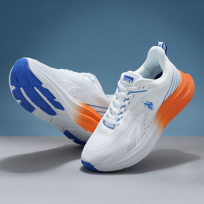 Buy U.S. POLO ASSN. Men Meng White Uspa Sport Sneakers Online