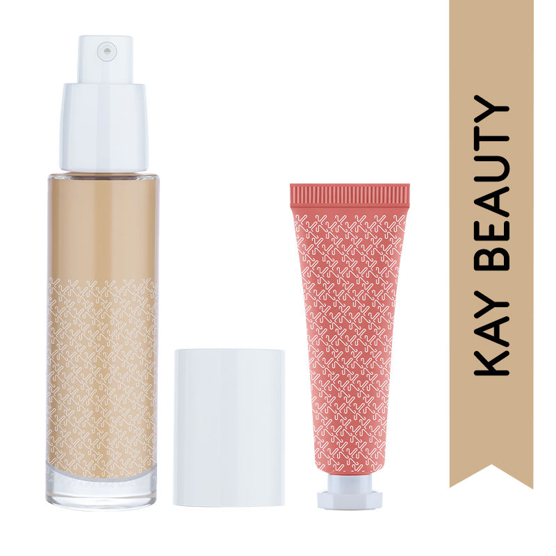 Buy Kay Beauty Cover & Color Duo - Hydrating Foundation + Crème Blush ...