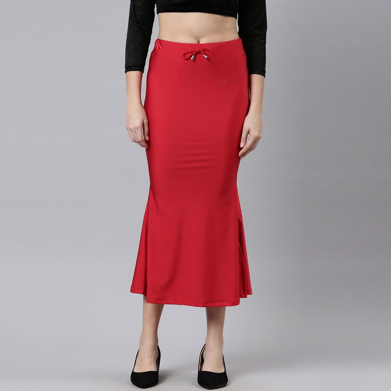 TWIN BIRDS Womens Nylon Red Solid Saree Shaper - Red: Buy TWIN BIRDS ...