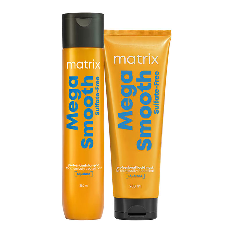 Buy Matrix Mega Smooth Sulfate-free Shampoo & Mask Combo, Gentle ...
