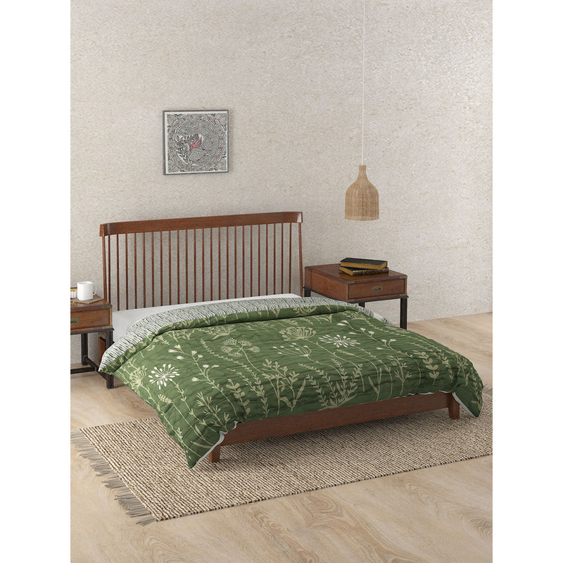 Buy Fabindia Bageecha Cotton Woven Quilt Online
