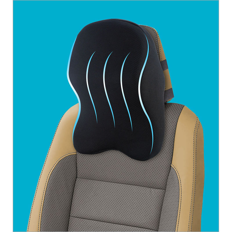 Buy Travel Addition 3-In-1 Memory Foam Car Seat Head Rest Pillow Large ...