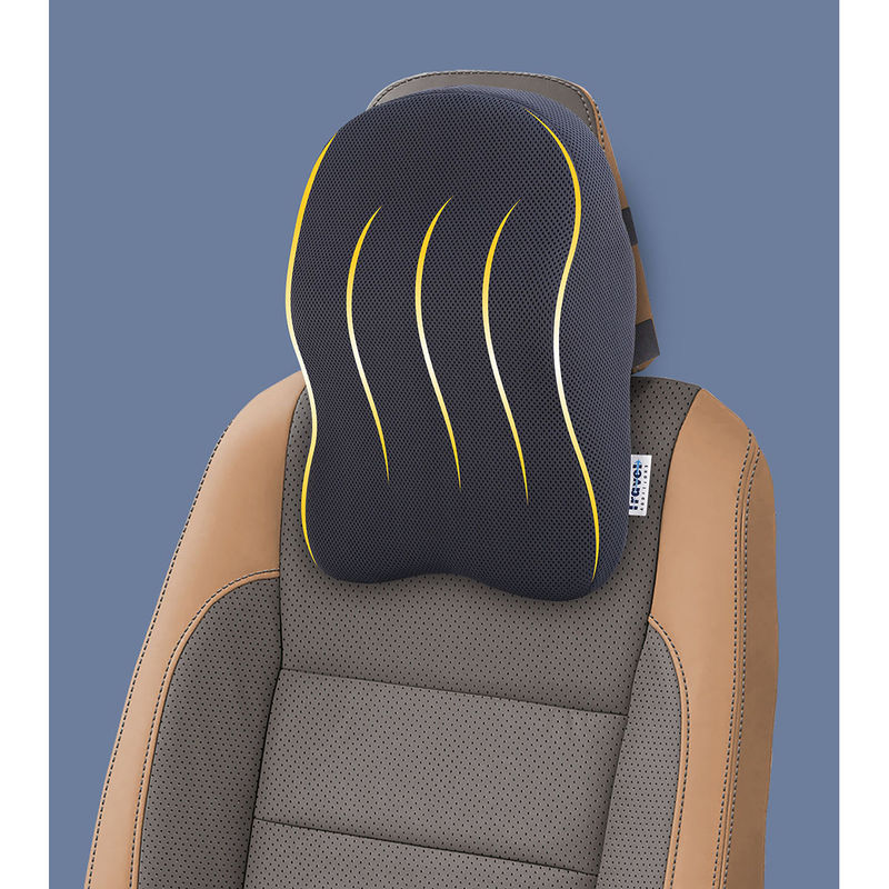 Buy Travel Addition 3-In-1 Memory Foam Car Seat Head Rest Pillow Large ...