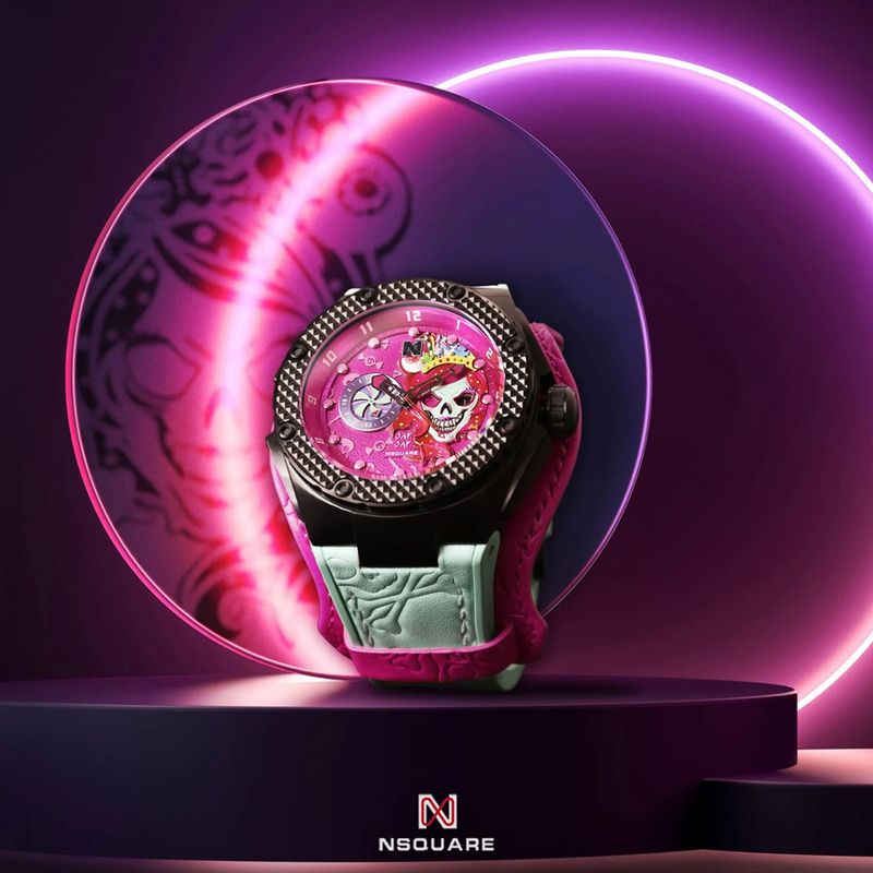 Buy NSQUARE Jap Jap Automatic Round Dial Mens Watch G0471-N42.4 Green ...