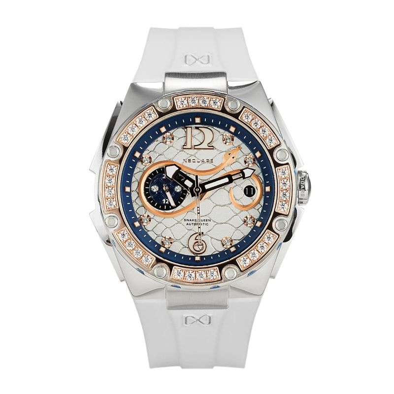 Buy NSQUARE Snakequeen 39 mm Swarovski Crystal Round Dial Womens Watch ...