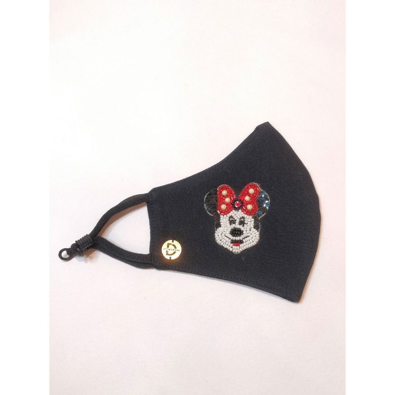 Buy Diya Aswani Black Mini Mouse Mask Online