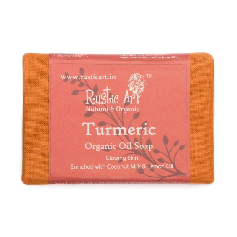 Buy Rustic Art Organic Turmeric Soap Online