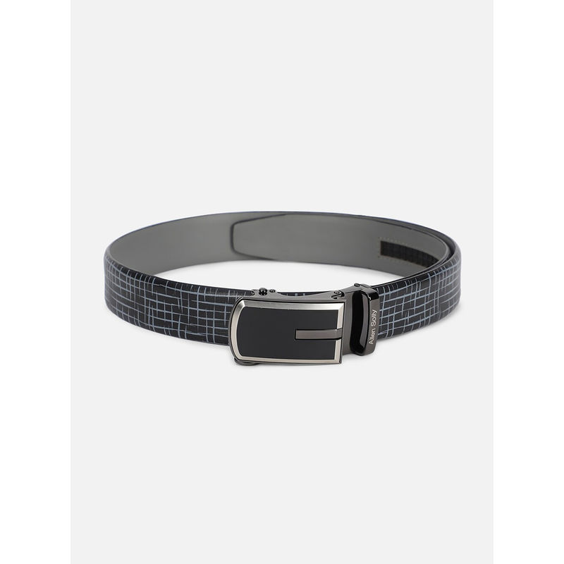 Buy Allen Solly Men Black Print Casual Belt Online