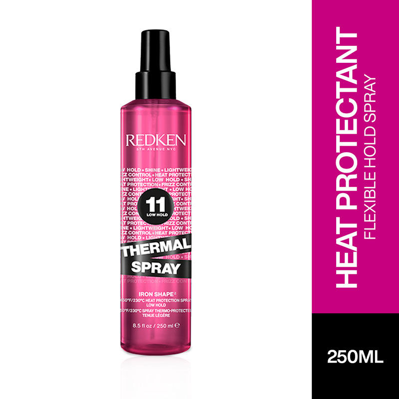 Buy Redken Thermal Hair Spray, 24 Hour Anti Frizz & Up To 230 Degree C ...