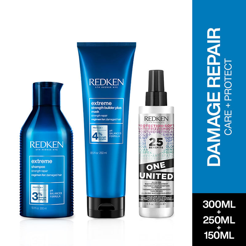 Buy Redken Anti Breakage & Hair Protect Combo - Extreme Shampoo, Mask ...
