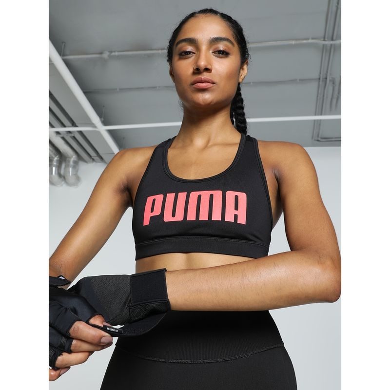 Buy Puma 4 Keeps Women Black Sports Bras Online