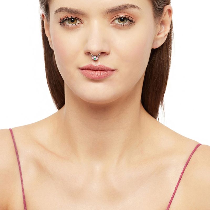 Buy Voylla Indie Collectibles Delicate Nose Ring Online