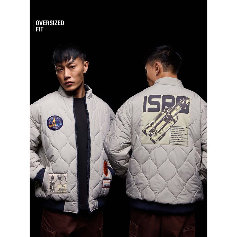 Buy The Souled Store Official Official Isro- Chandrayaan Men Puffer ...