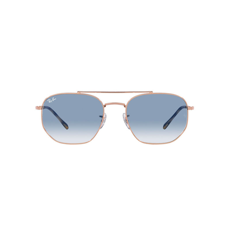 Buy Ray-Ban Rose Gold Sunglasses 0RB3707 Irregular Rose Gold Frame Blue ...