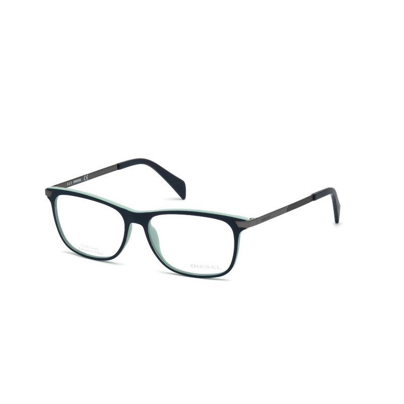 Buy Diesel Navy Blue Rectangle Frame for Men - DL5218 53 092 (53) Online