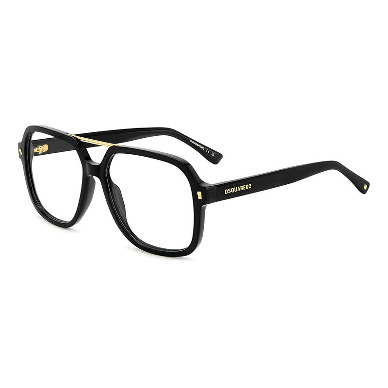 Buy Dsquared 108861 Men Black Optical Eyeglass Frame (57) Online