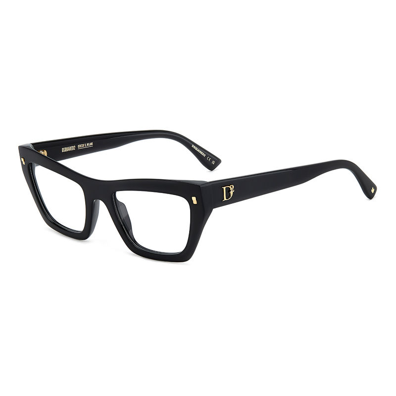 Buy Dsquared 108868 Women Black Optical Eyeglass Frame (52) Online