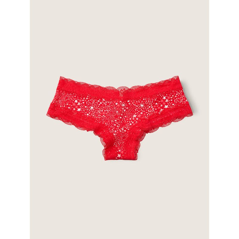Buy Victoria's Secret Red Everyday Lace-Trim Cheekster Brief Panty (XL ...